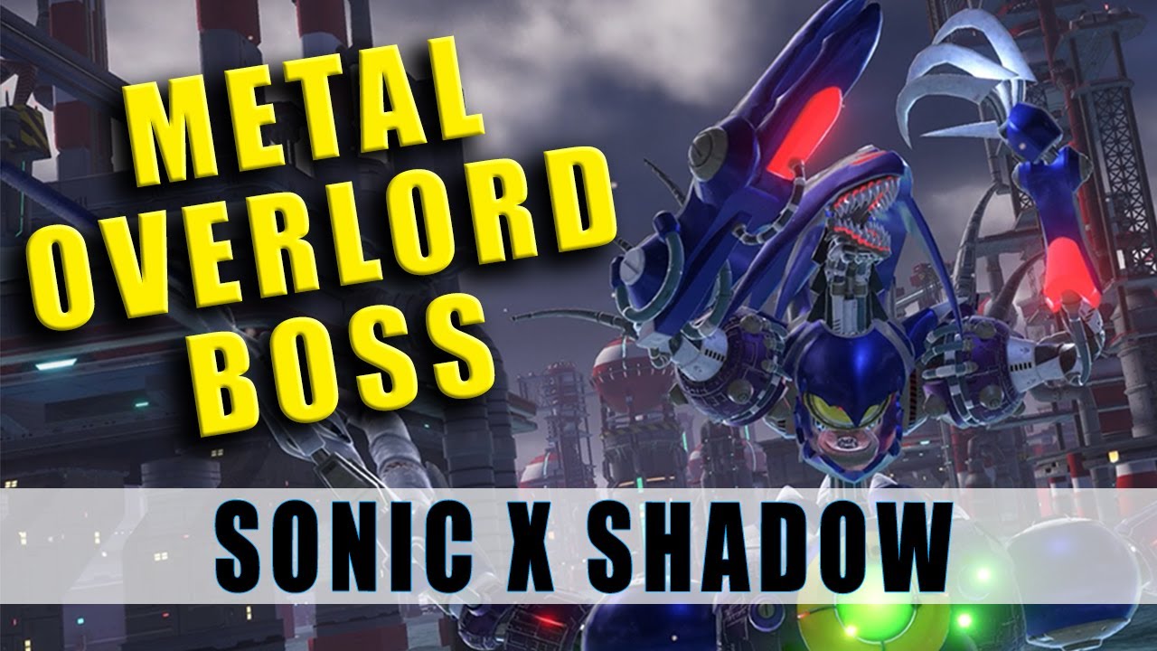 Metal Overlord Boss Fight Sonic X Shadow Generations how to beat Metal ...