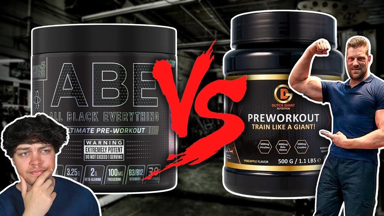 WELKE IS BETER?! | ABE VS DUTCH GIANT PRE-WORKOUT | VERSUS - YouTube