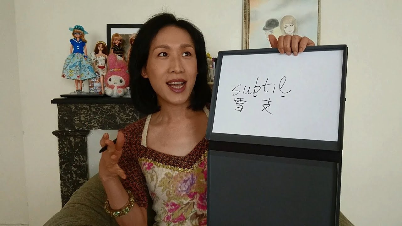 Sony 教法文: Lesson 19 - Subtil - YouTube