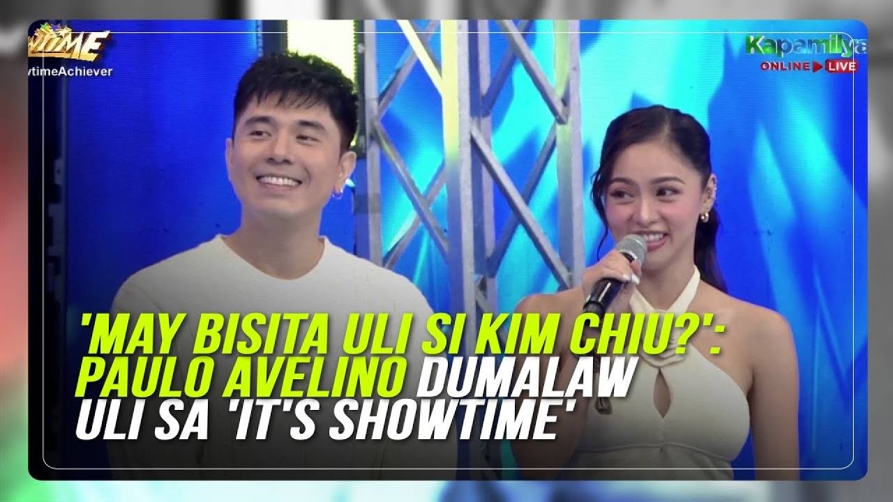 'May bisita uli si Kim Chiu?': Paulo Avelino dumalaw uli sa 'It's Showtime' | ABS-CBN News - YouTube