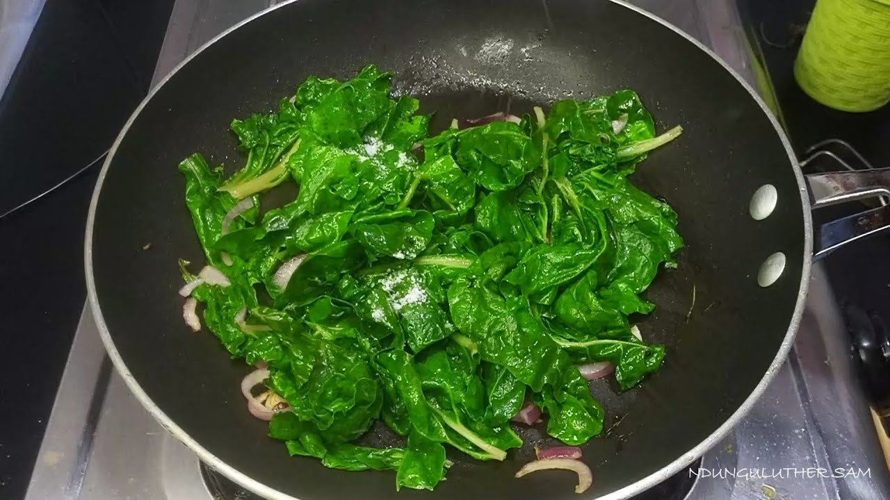 Quick and easy Spinach Recipe - YouTube