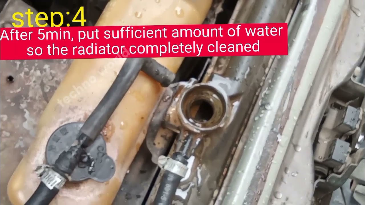 How to clean radiator at home - YouTube