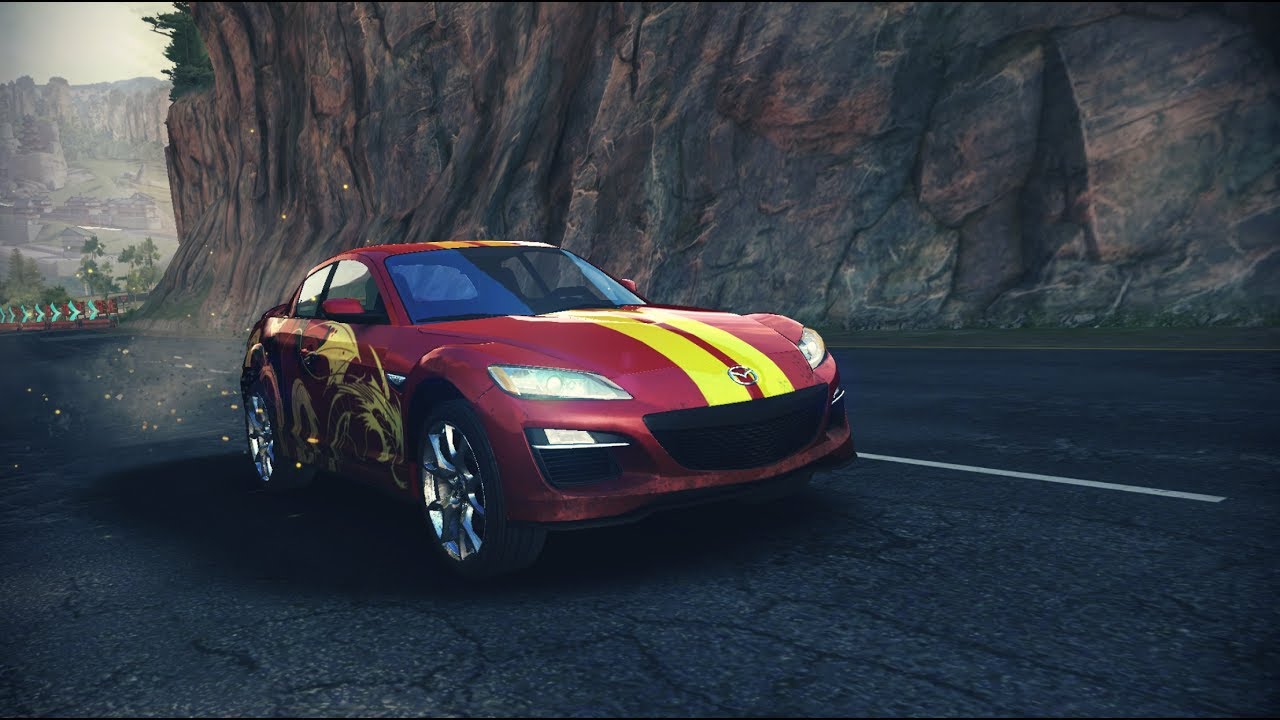Asphalt 8 - Temple Drive - Mazda RX8 - 1:06.165 ST - YouTube