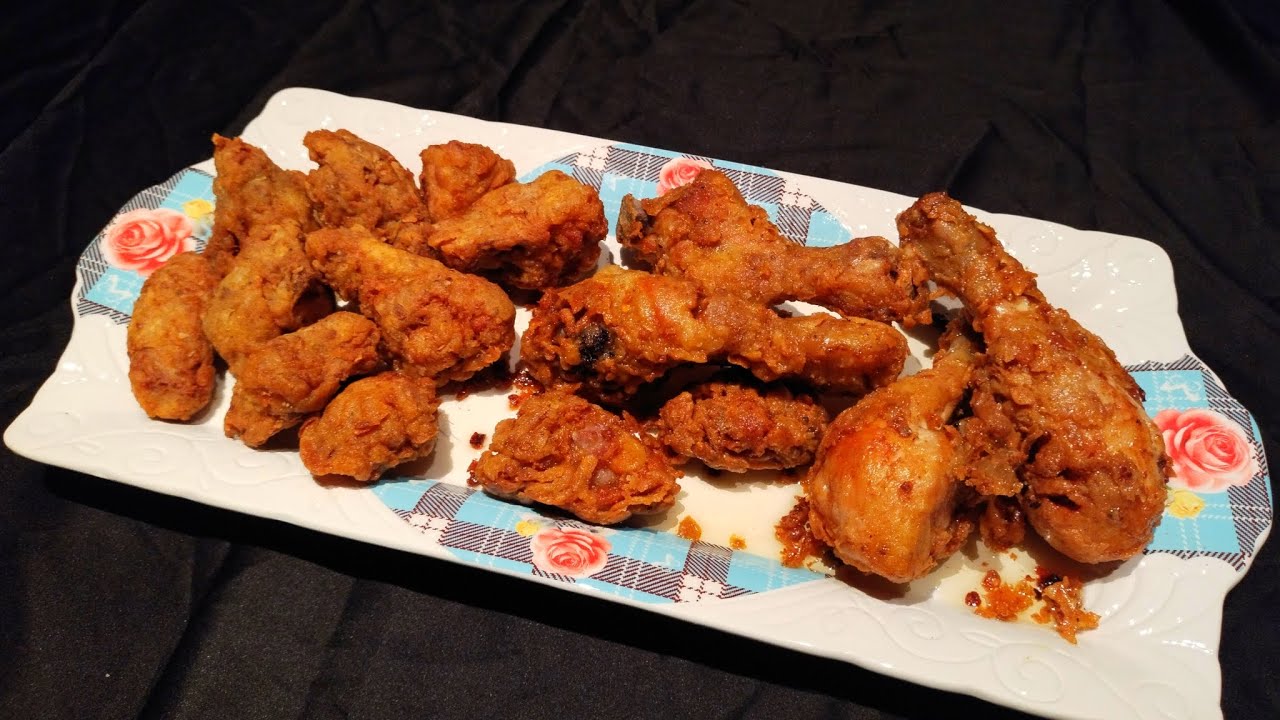Fried Chicken Piece Recipe/ Homemade crunchy fried chicken - YouTube