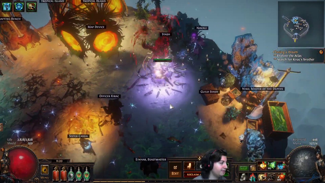 Path of Exile [3.11] HARVEST Ice Crash Raider Starter Build Day 1 ...