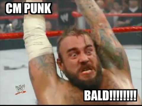 CM PUNK BALD!.flv - YouTube