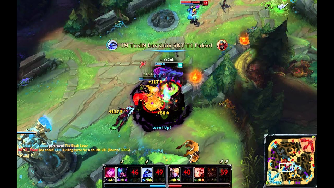 [LOL]Deft EZ vs Tusin Xerath dodge play - YouTube