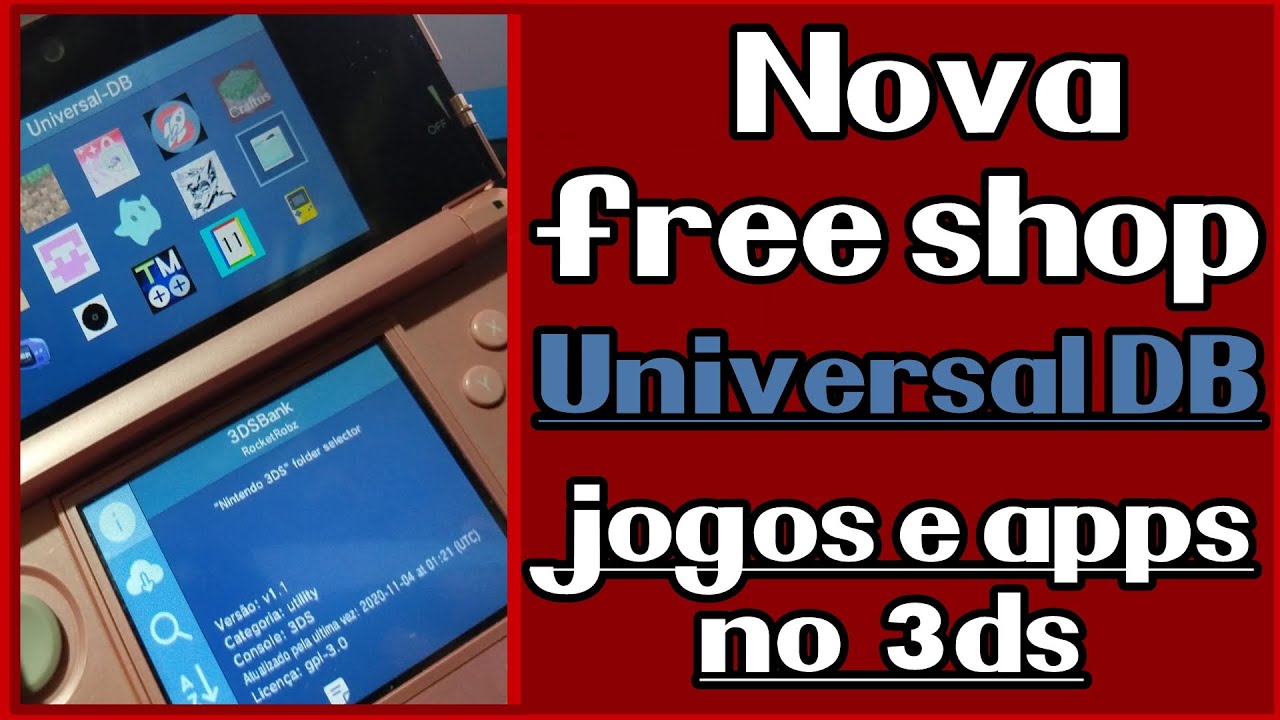 NOVA FREE SHOP PARA QUALQUER 3DS, COMO BAIXAR - YouTube