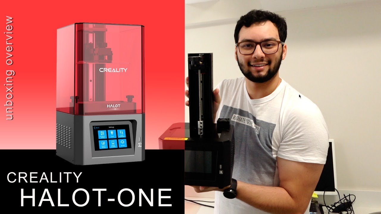 Unboxing Overview - CREALITY HALOT ONE: a mais esperada de todas ...