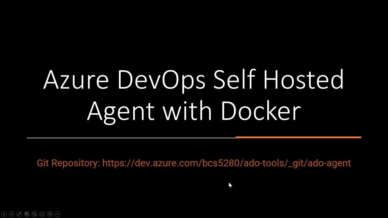 Azure DevOps Docker Agent - YouTube