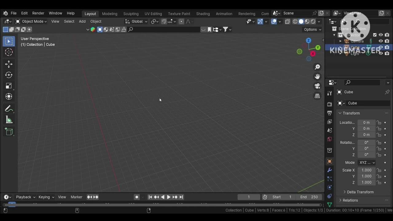 Object mode -view -fram selected -in blender (lost object in 3d viewport) - YouTube