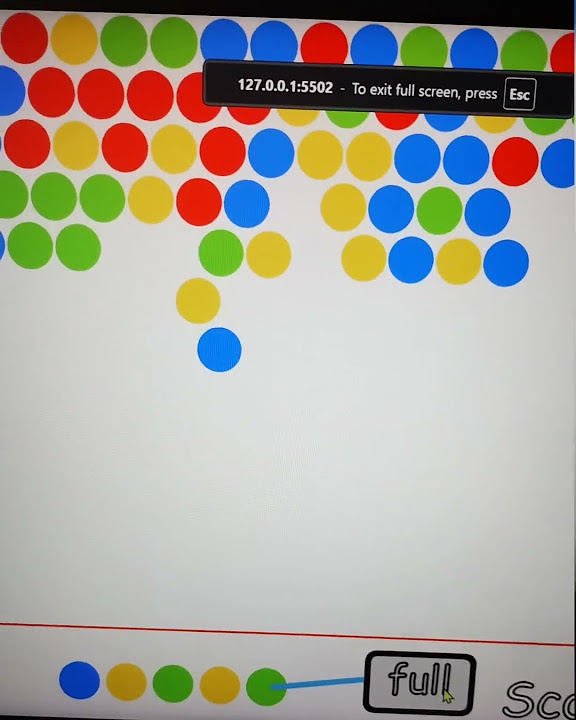Make a bubble game using javascript #bubblegames #shortsfeed - YouTube