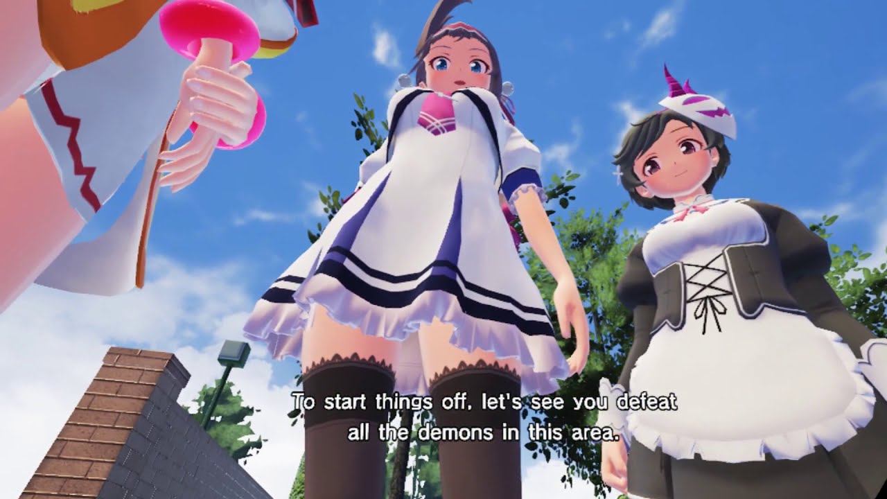 GalGun 2 VR - GTS Mod, Back in the park with maids, bunnygirls and ...