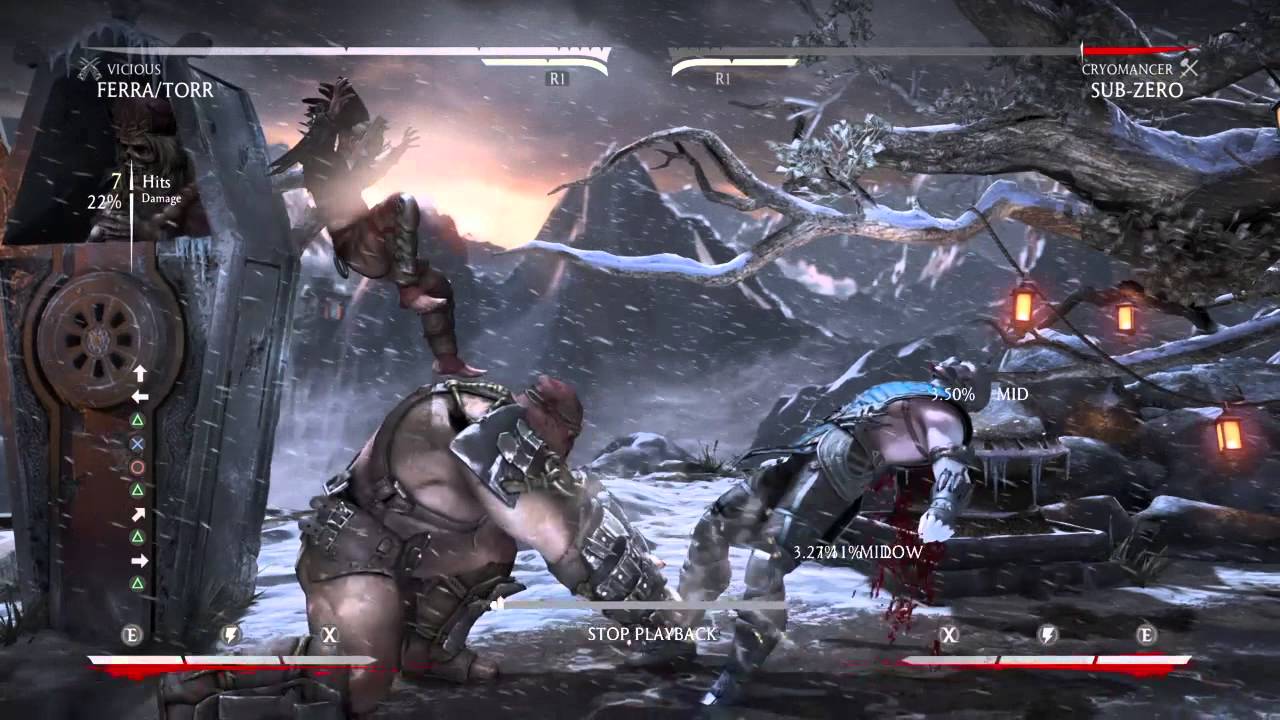 MKX Ferra Torr Vicious 50% "combo" - YouTube