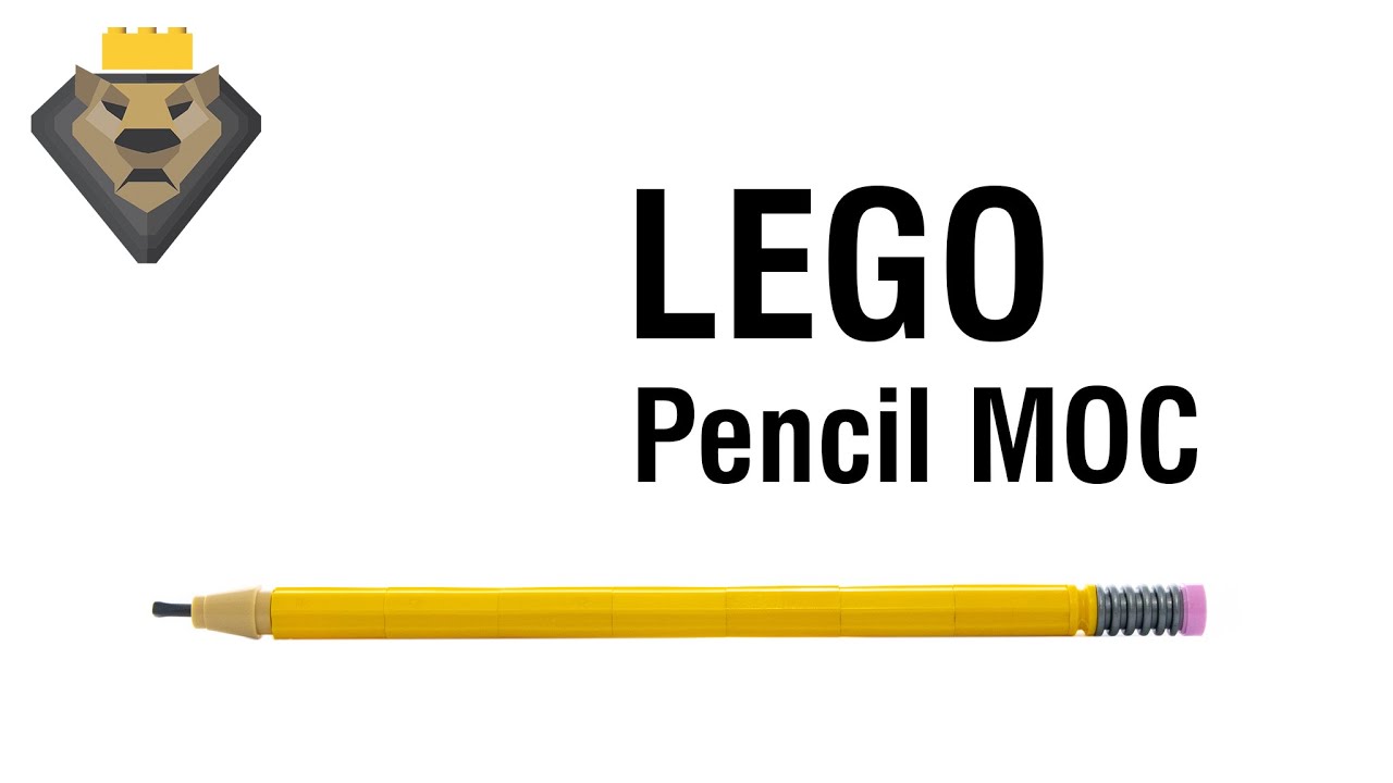 LEGO Pencil MOC & Tutorial - YouTube
