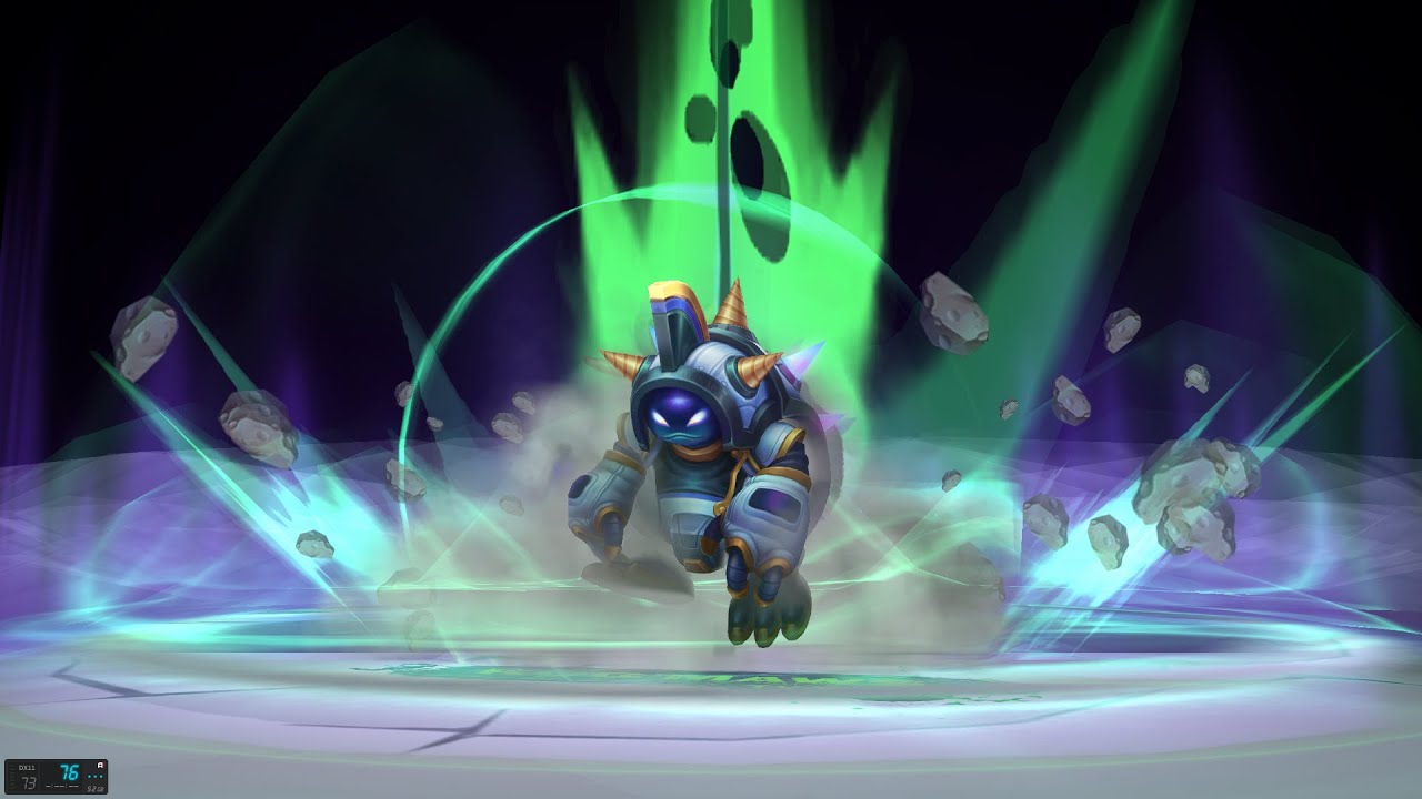 Astronaut Rammus Skin Model & Abilities Showcase - YouTube