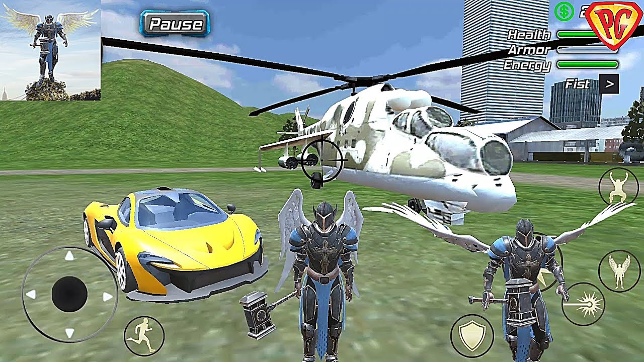 Crime Angel Superhero - Vegas Air Strike #49 Android GamePlay - YouTube