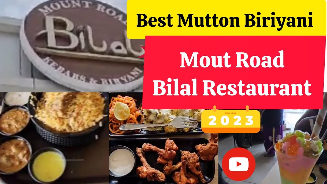 💥🍴Mount Road Bilal Restaurant Chennai | Best Mutton Biriyani 🤤 - YouTube