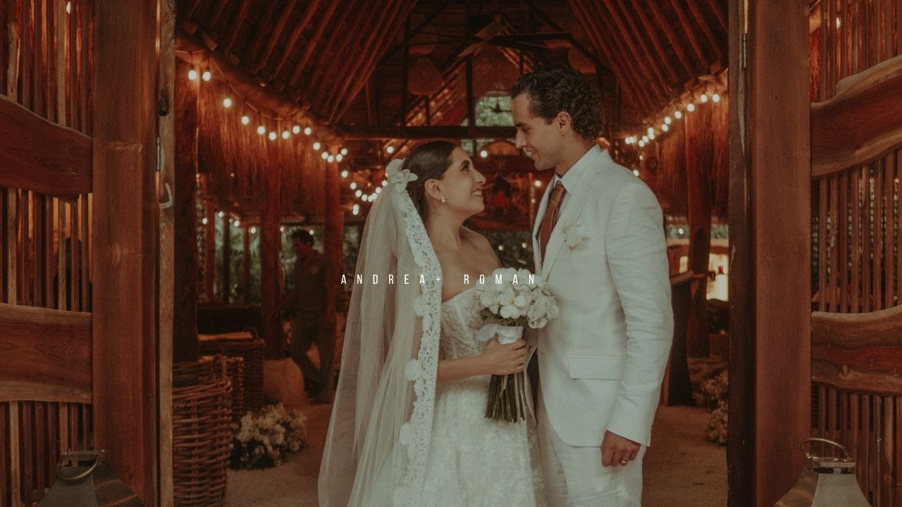Andrea + Roman |Video de boda en playa del carmen | a7III - YouTube
