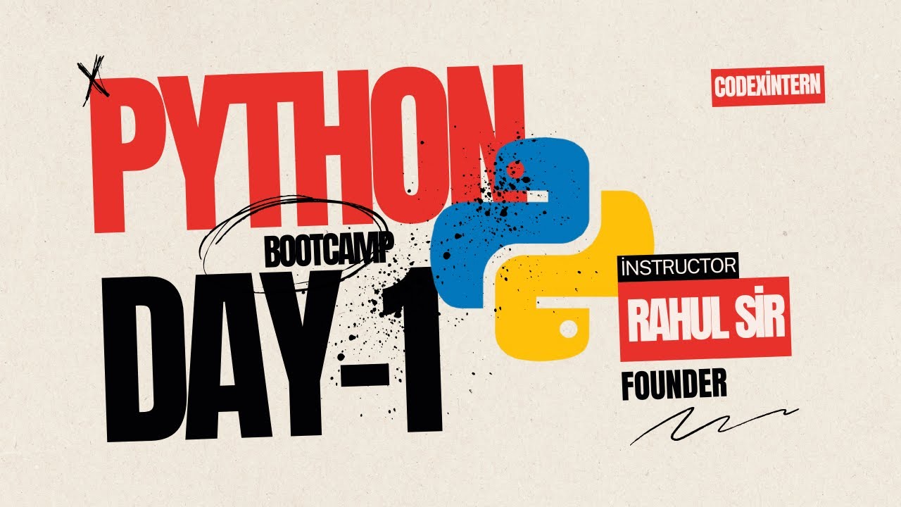 Python Fundamentals by CODEXINTERN | Day - 01 - YouTube