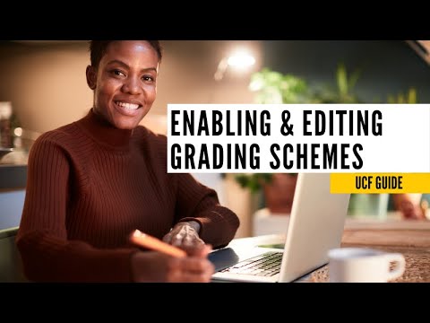 How to Enable and Edit Grading Schemes - YouTube