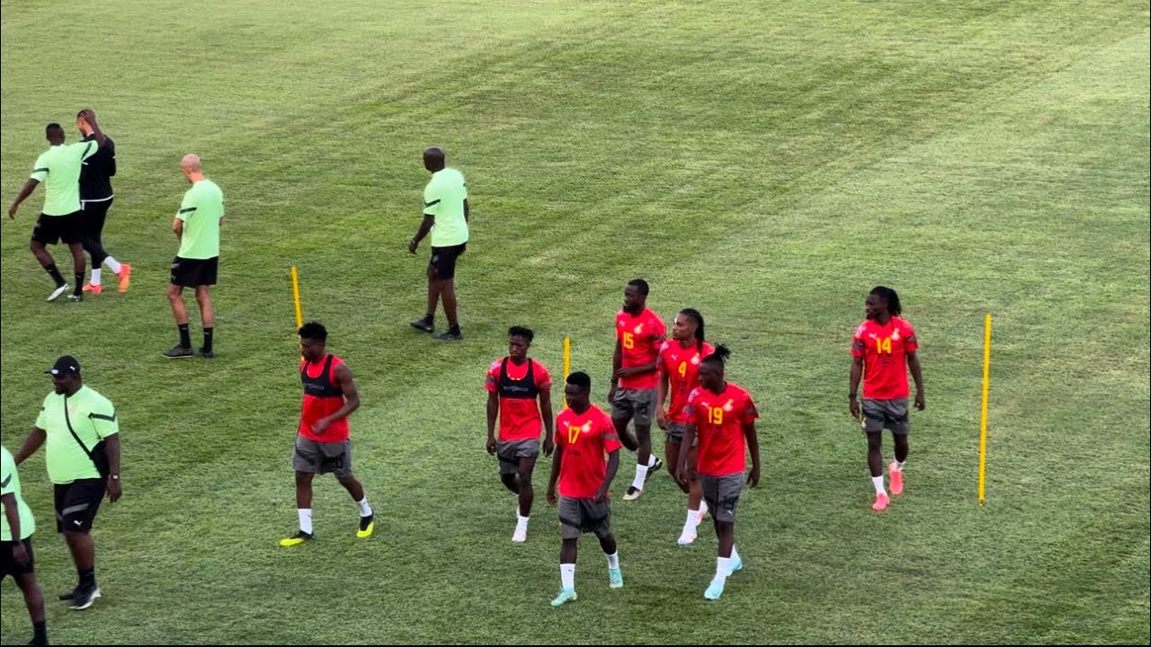 Watch Black Stars First Training Session ahead of Angola and Niger ...