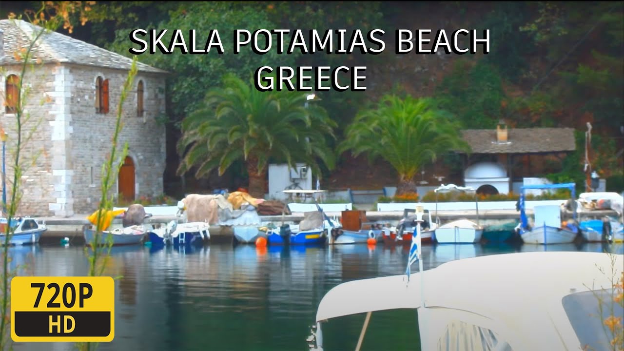 Skala Potamia Beach, Thassos, Greece - relaxation Video 2 - YouTube