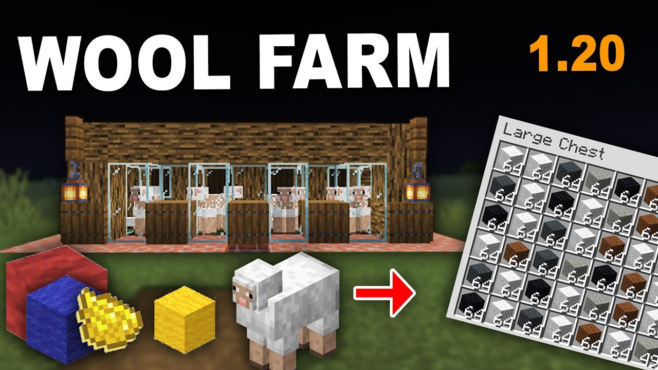 How to Make a Wool Farm in Minecraft – The Best Tips! - YouTube