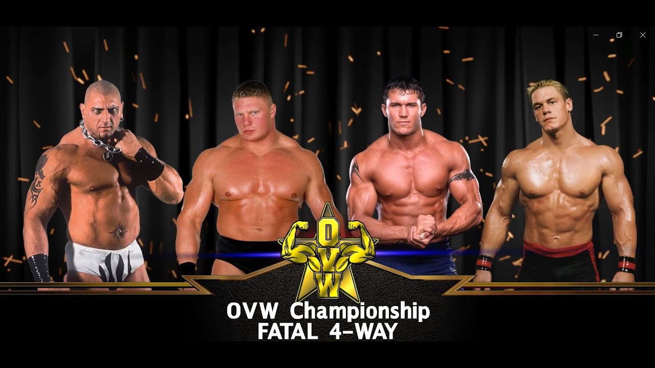 Brock Lesnar '01 vs. Leviathan vs. The Prototype vs. Randy Orton '02 ...