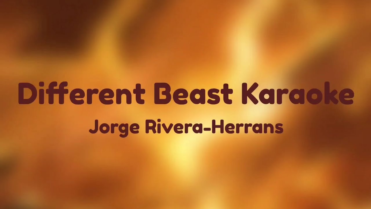 Different Beast Karaoke (with background vocals) - Epic the Musical by ...