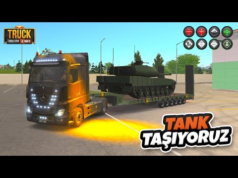 Tüm Ruhsatları Alıp Askeri Tank Taşıyoruz !!! Truck Simulator Ultimate