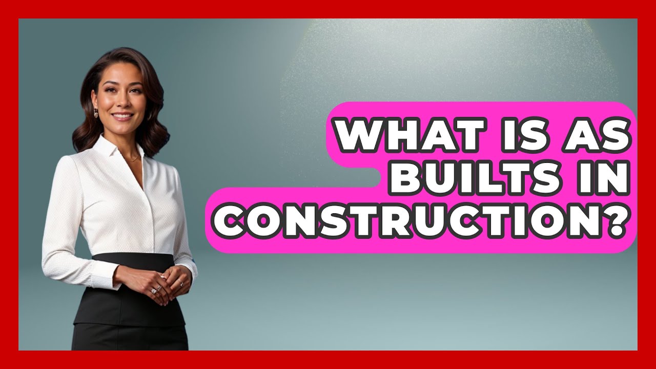 What Is As Builts In Construction? - Civil Engineering Explained - YouTube