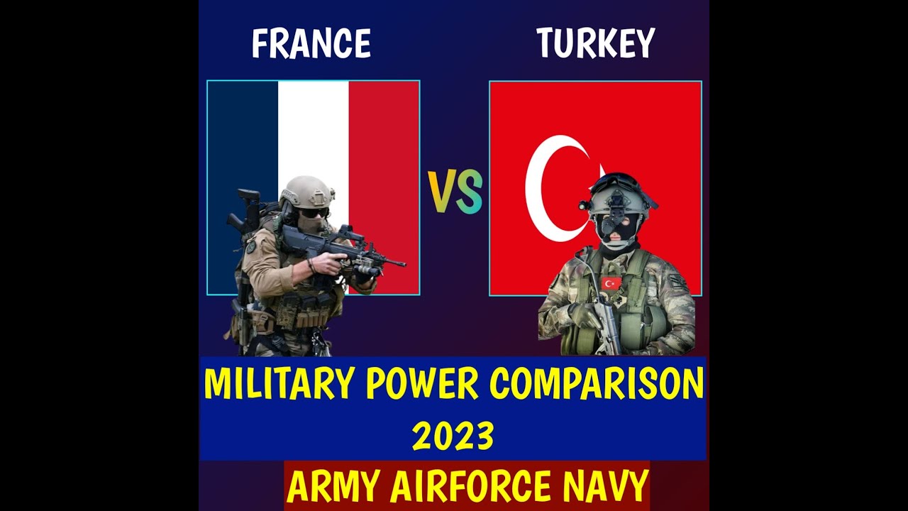 France vs Turkey Military Power Comparison 2023 | Turkey vs France ...