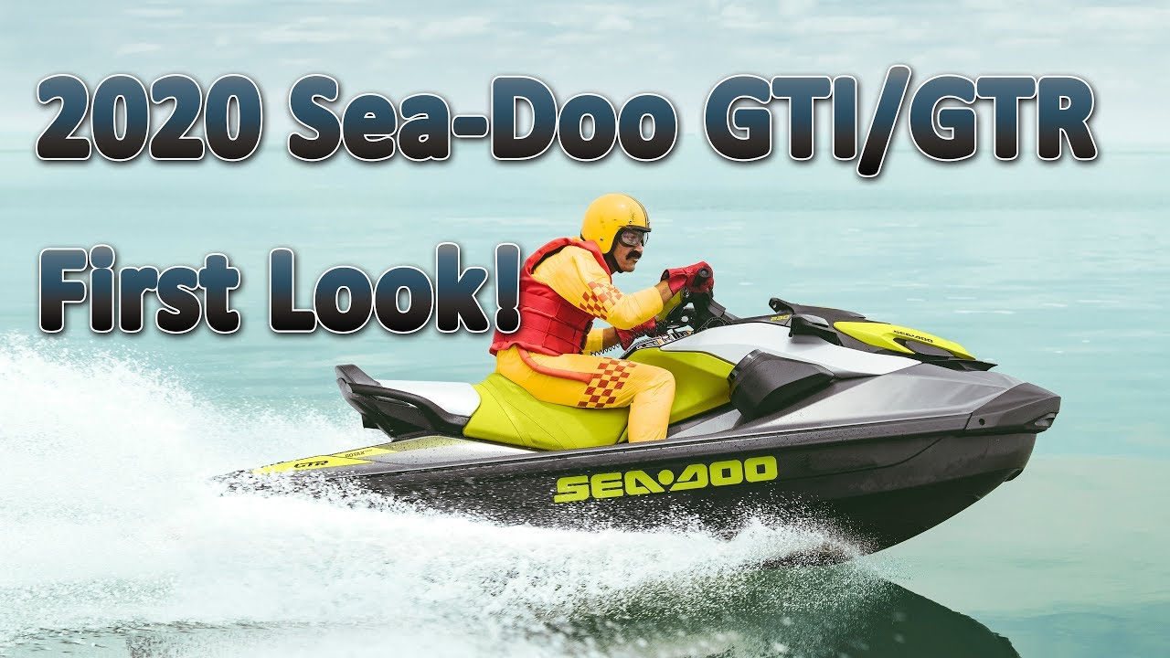 Sea-Doo's Brand New 2020 GTI and GTR Platform - First Look - YouTube