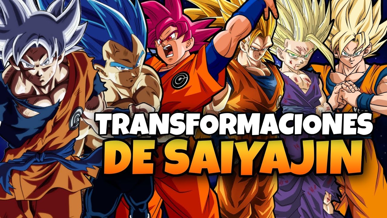 TODAS LAS TRANSFORMACIONES DE LOS SAIYAJIN EXPLICADAS POR JEZT - YouTube