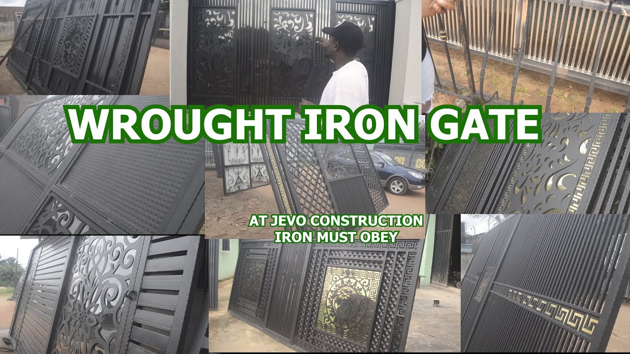 EDO:PRICE UPDATE IRON GATE, WROUGHT IRON GATE, STANDING TANK, BULGLARY ...