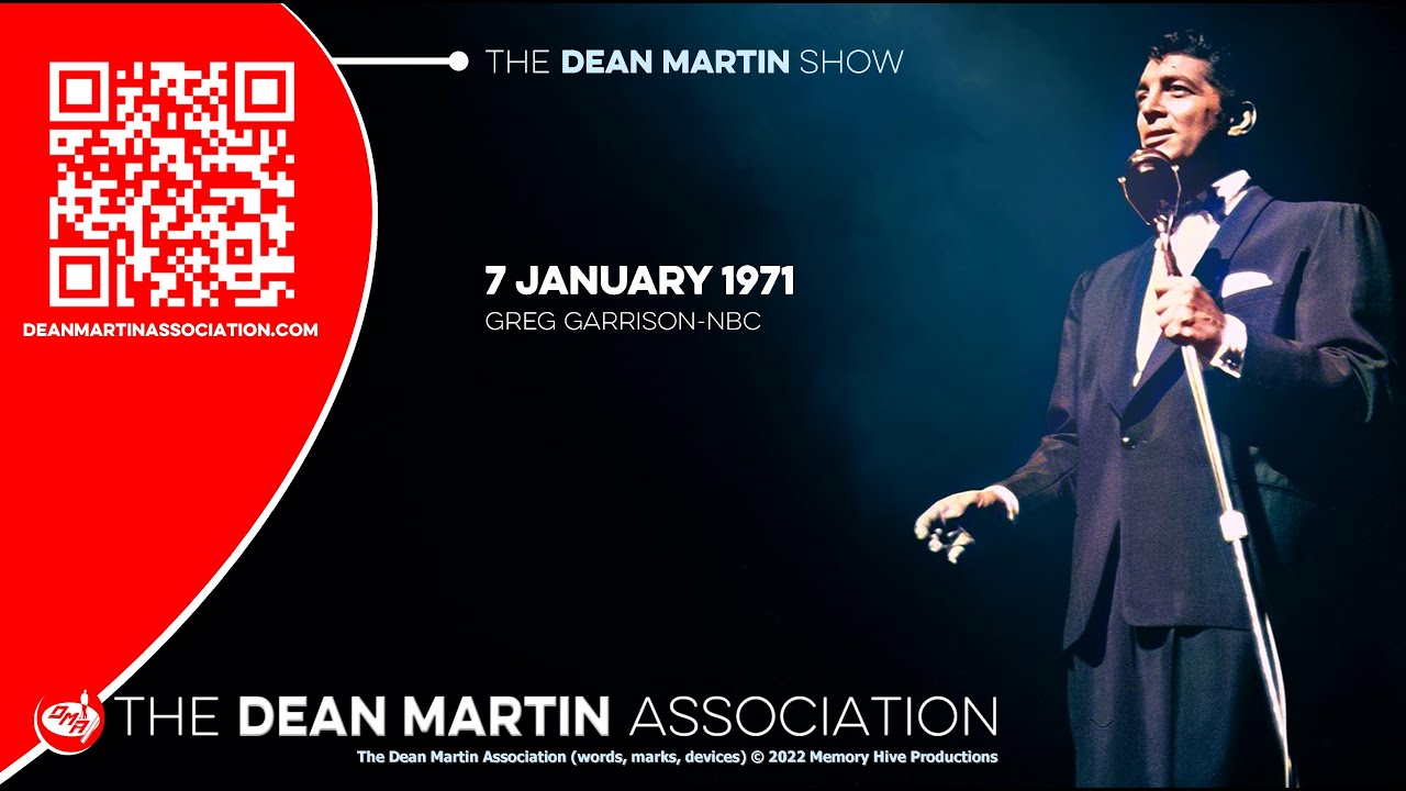 The Dean Martin Show - NBC/Greg Garrison, 7 January 1971 - YouTube