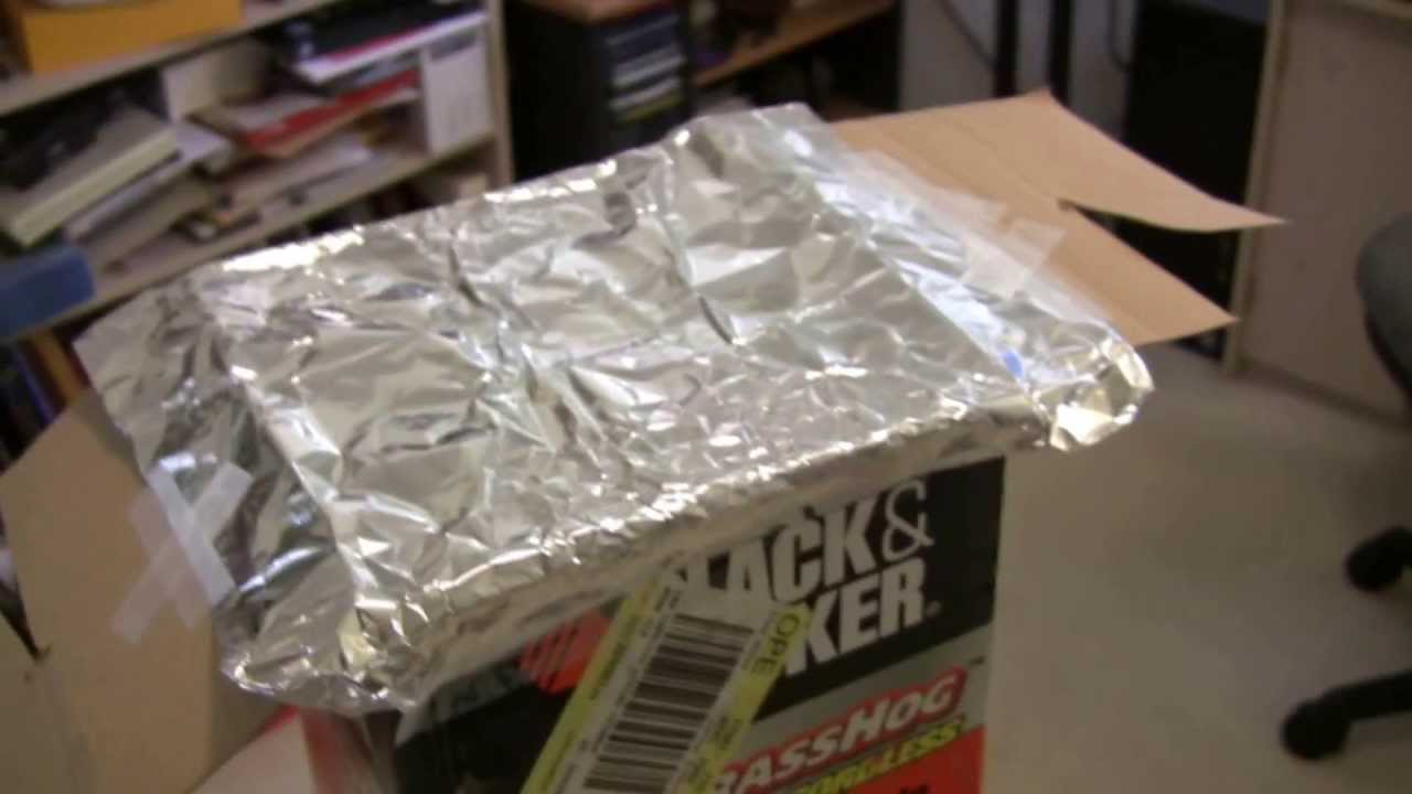 Annular Eclipse viewed through Weed Whacker Box - YouTube