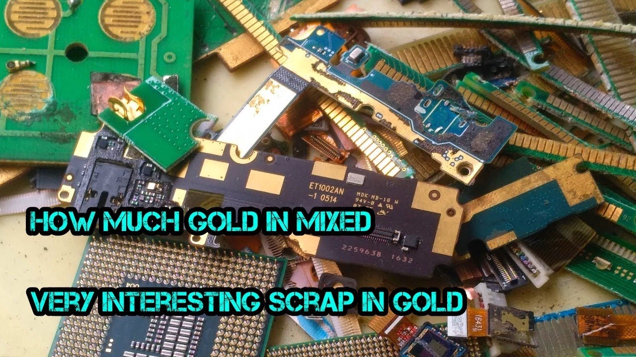 Gold recovery from electronics scrap /Electronics scrap in Gold /Part 2 ...