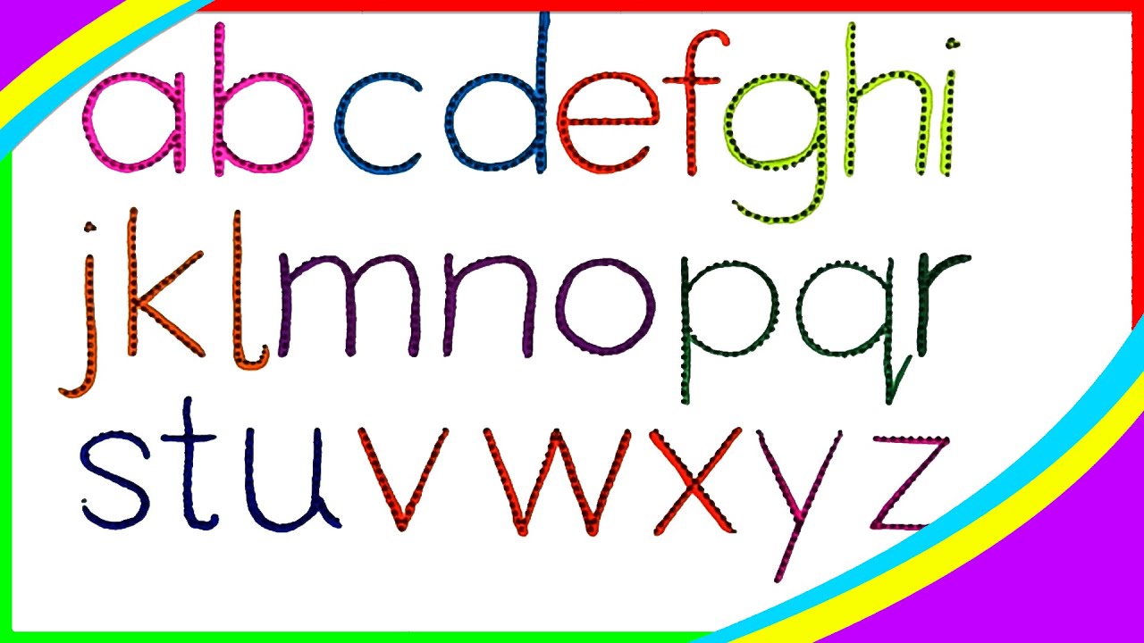 Tracing Small ABC | Alphabet Writing Practice | Alphabet For Kids ...