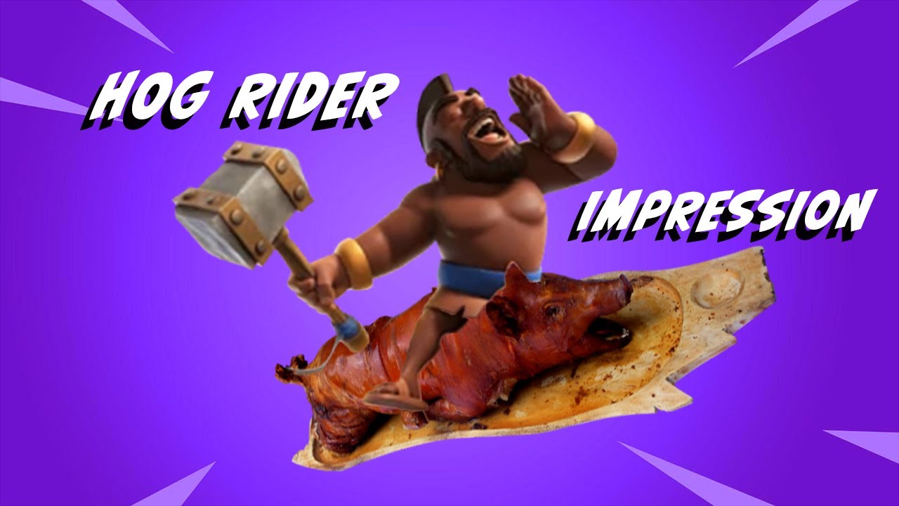 the best hog rider impression - YouTube
