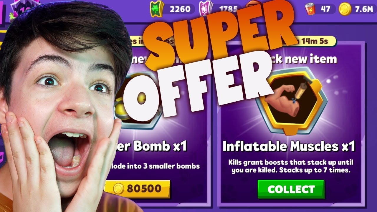 The CHEAPEST Inflatable Muscles Offer EVER in Zooba! - YouTube