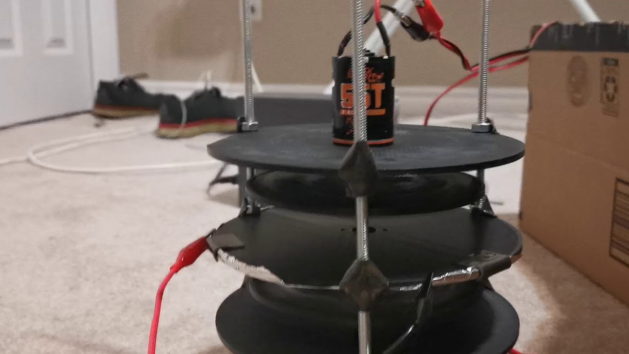 Counter rotating magnet - test 2 - YouTube