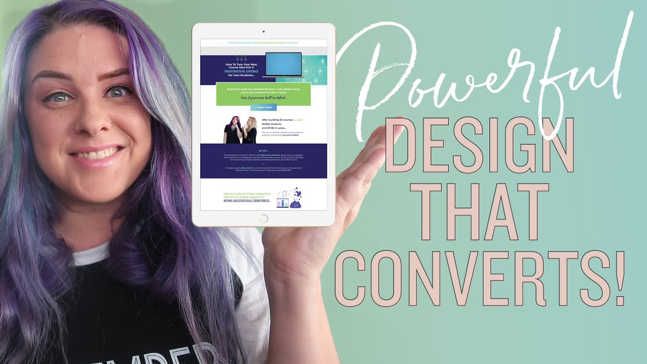 The Anatomy of a Sale Page Design that converts MORE Sales - YouTube