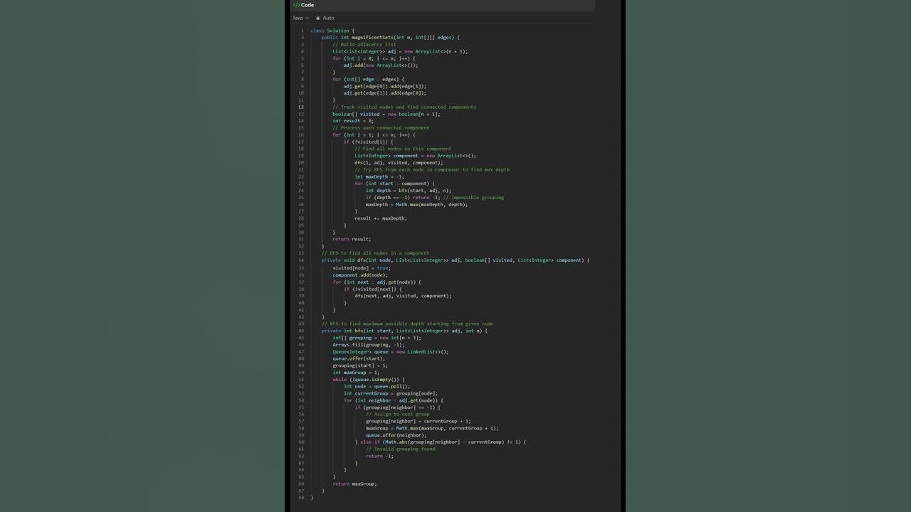 2493 Divide Nodes Into the Maximum Number of Groups - YouTube