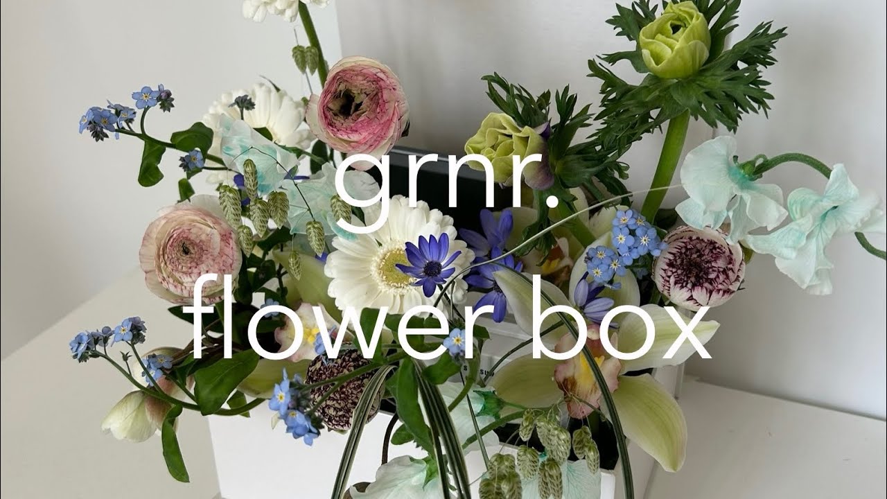[flower design] 플라워박스 만들기/flower box - YouTube