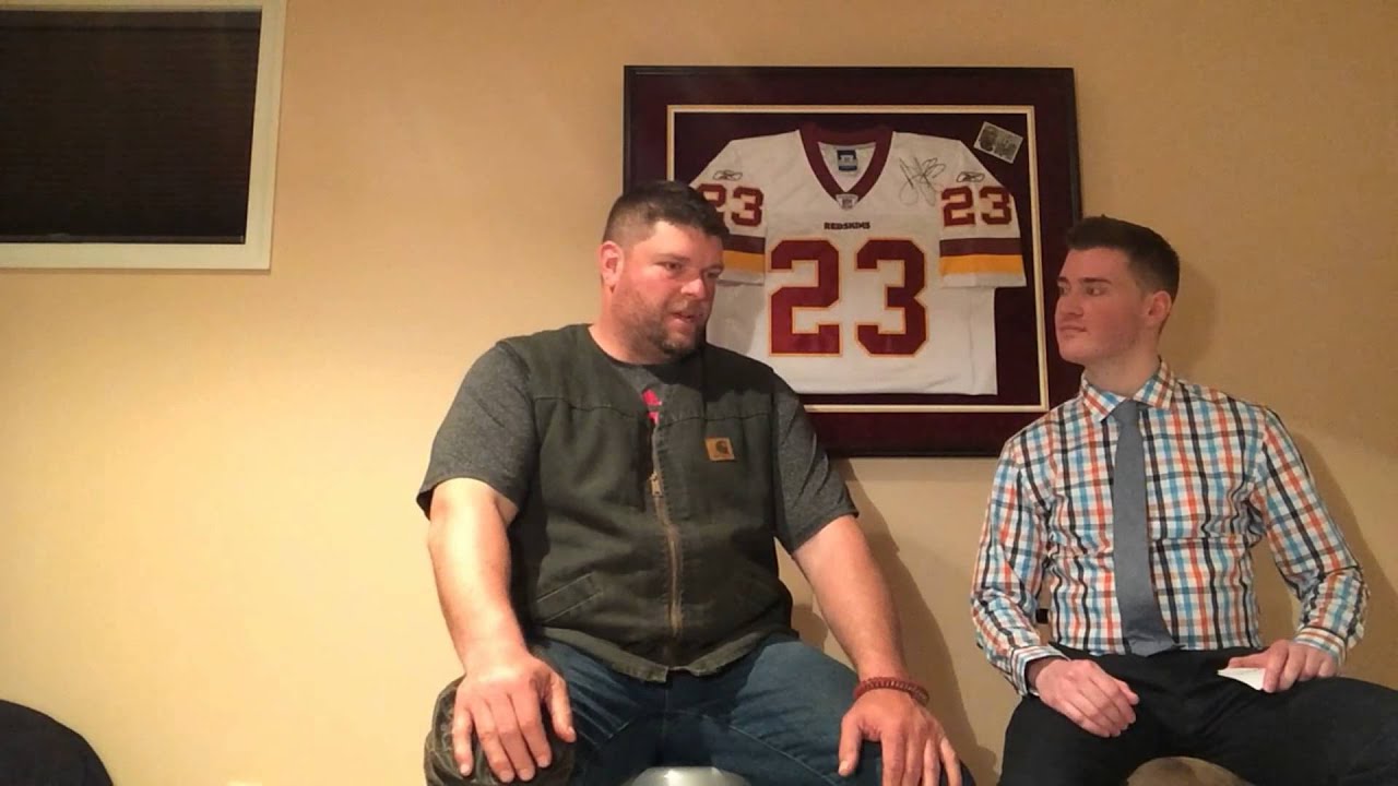 Billy Houck Interviews Redskin Cory Raymer - YouTube