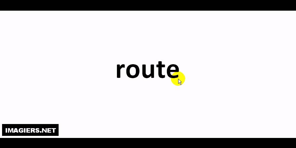 How to pronounce in French # route - YouTube