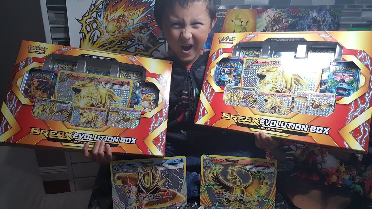 Opening 2 Arcanine BREAK Evolution Boxes!!!! First Boxes Ever Opened ...