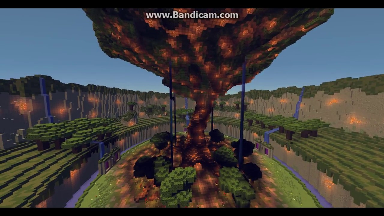 Minecraft God Tree Spawn - YouTube